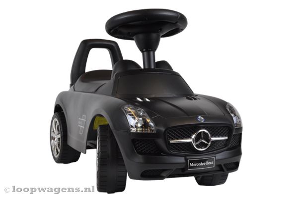Bandits & Angels Mercedes Benz SLS AMG mat zwart | Loopwagens.nl