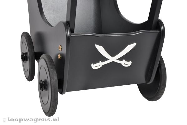 Pinolino Zwarte Piraat | Loopwagens.nl